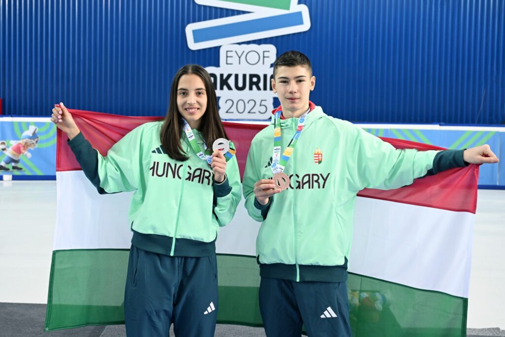 Téli EYOF: ezüst és bronz! | Magyar Országos Korcsolyázó Szövetség ...